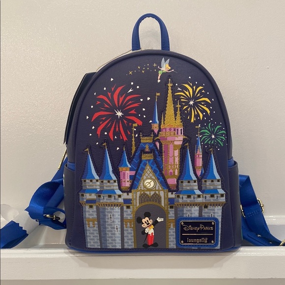 Loungefly | Bags | Loungefly Disney World Castle With Mickey And ...